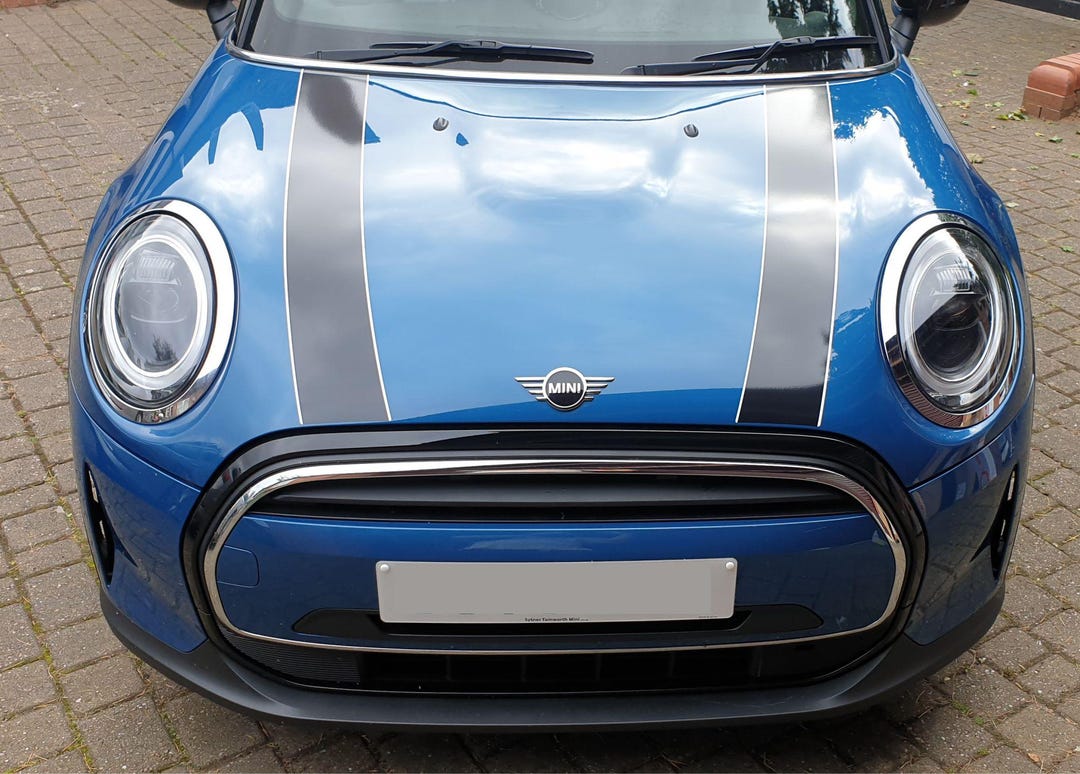 Bonnet Stripes Kit to Fit Mini F55 / F56 LCI 2 Cooper Stickers Decals ...