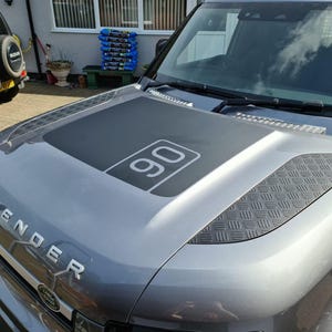 110 Bonnet Decal to Fit 2020+ Defender 110 - Front Vinyl Graphics ...