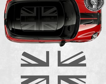 Panoramic Glass Roof Union Jack Graphics to Fit Mini U25 Countryman JCW ...
