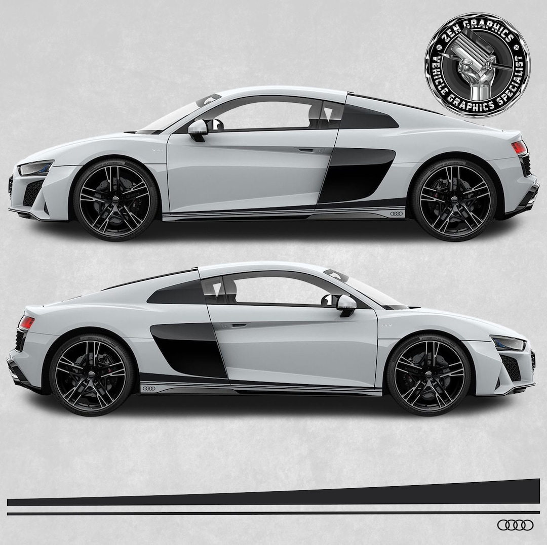 Side Stripes Kit to Fit R8 Side Stickers Decals Graphics - Etsy