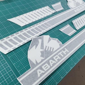 Side Stripes to Fit Fiat 500 / 595 Abarth Scorpion Vinyl Stickers ...