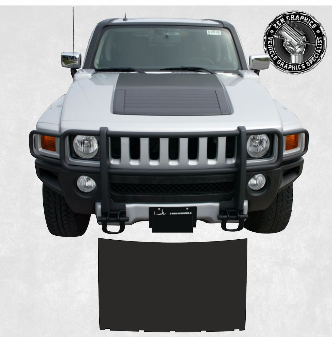 Bonnet / Hood Vinyl for Hummer H3 2008 - 2009 Decals Stickers Graphics ...