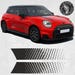 JCW Bonnet Stripes Black & Transparent OEM Spec for Mini Countryman U25 ...