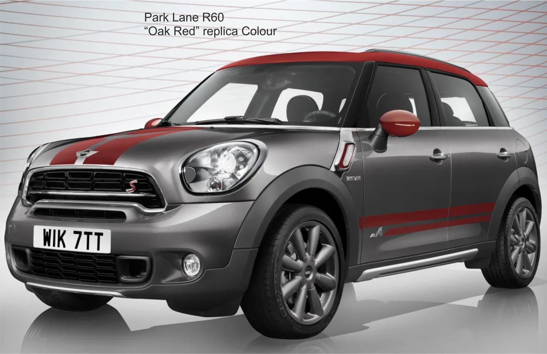 Bonnet and Rear Stripes to Fit Mini R61 Paceman Cooper / S & JCW ...