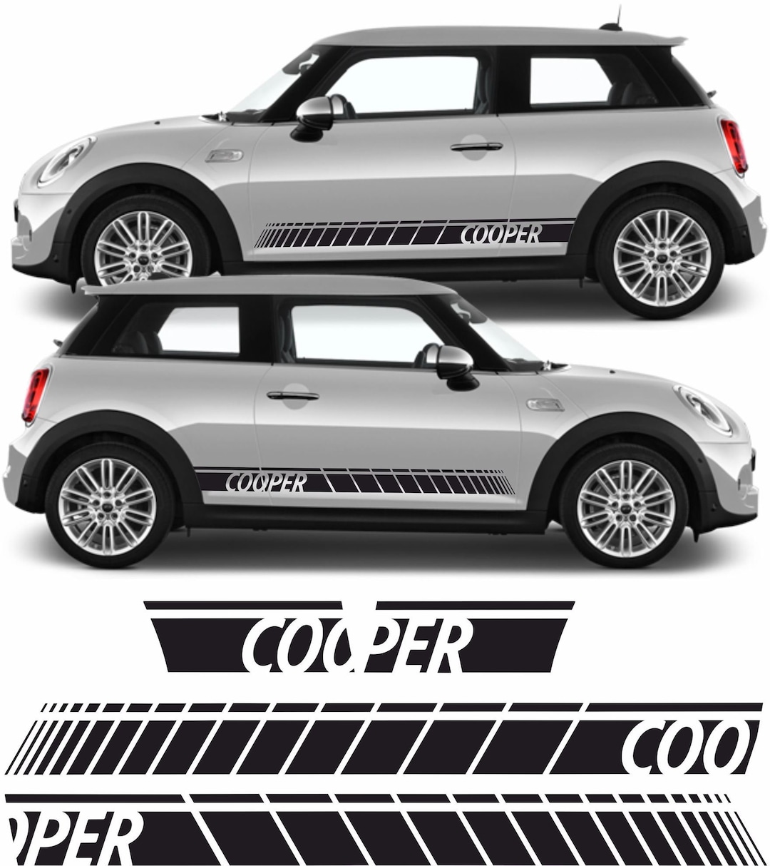 Side Stripes Kit to Fit Mini R56 / R57 / R58 / R59 Cooper Stickers ...