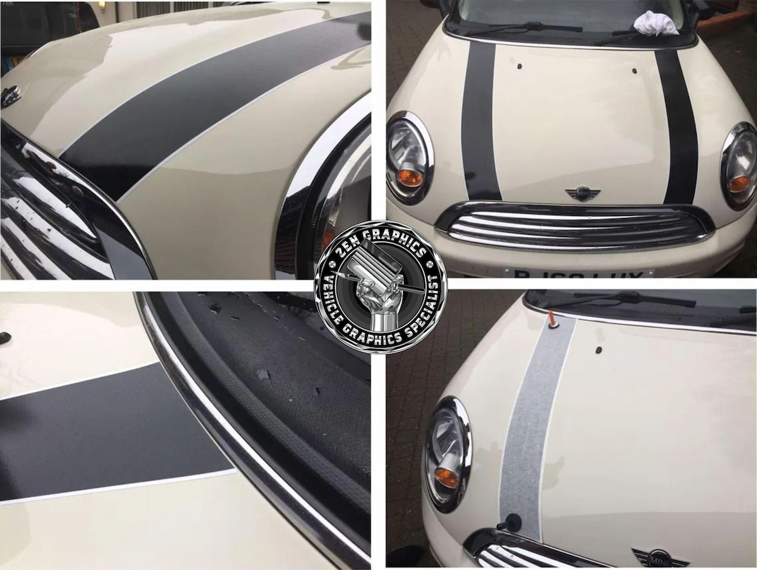 Bonnet Stripes Kit to Fit Mini Cooper Lci R55 / R56 / R57 / R58 / R59 ...