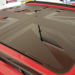 Panoramic Glass Roof Union Jack Graphics to Fit Mini U25 Countryman JCW ...