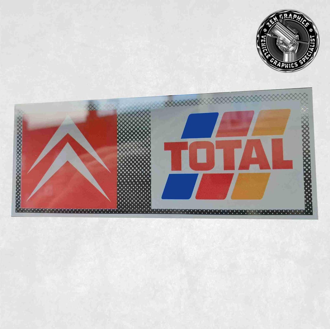 Rear Glass Total Oil Decal for Citroen Replacement Sticker Saxo C1 C2 ...
