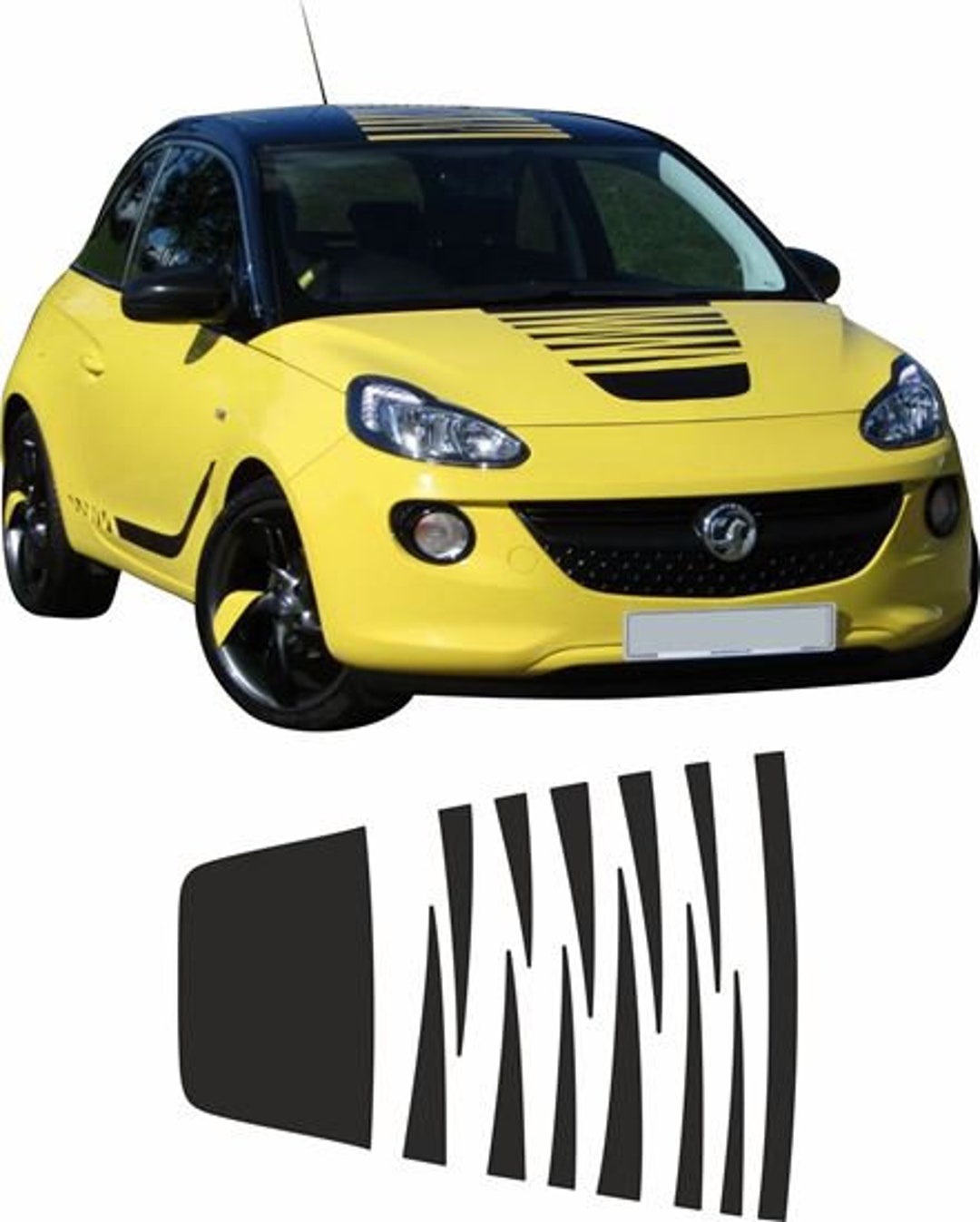 Roof Stripes to Fit Vauxhall Adam Decals Stickers Graphics Wrap - Etsy