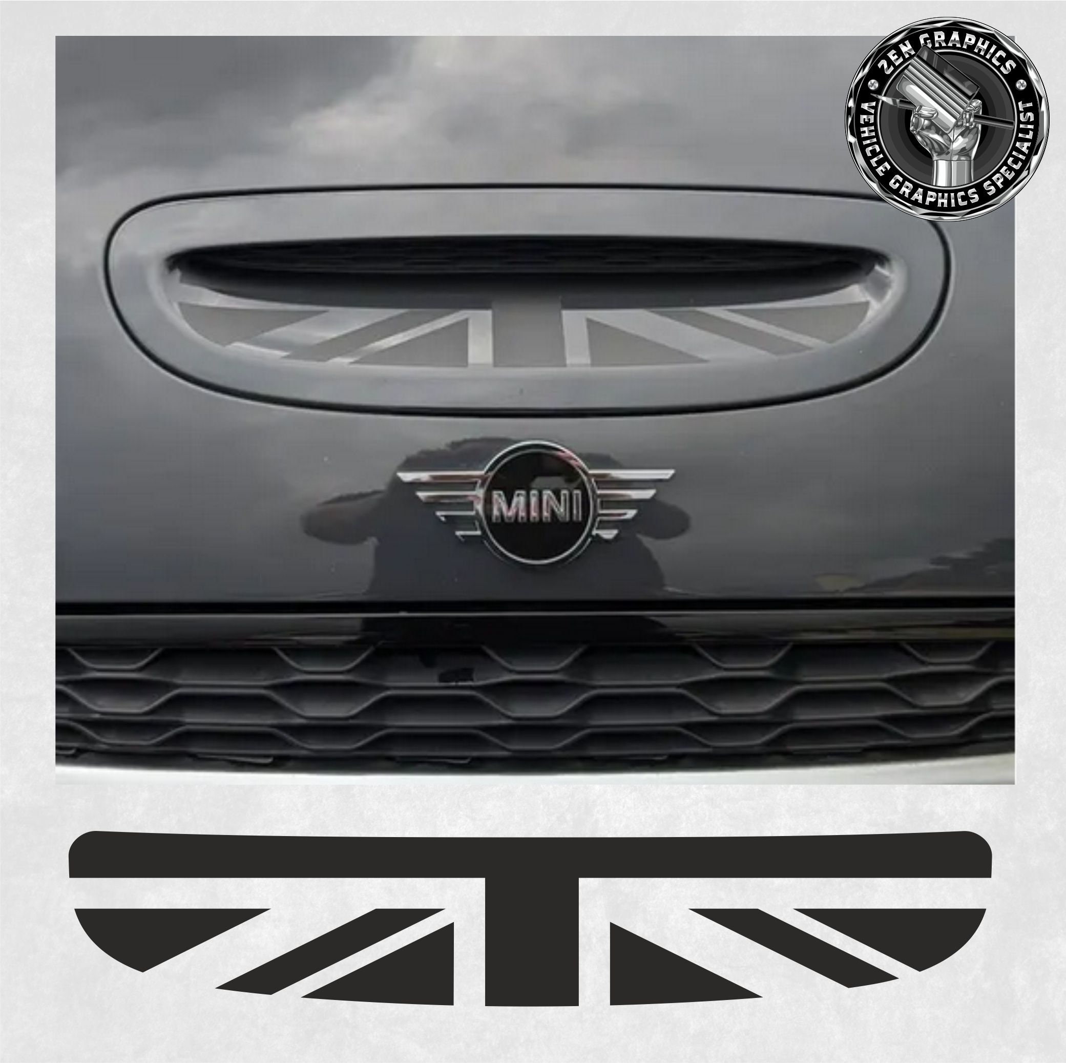 Scoop Union Black Jack to Fit Mini F54 F56 F55 F57 Lci / Lci2 Cooper S ...