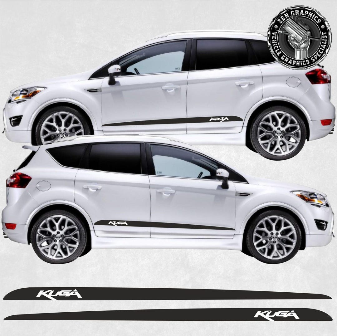 Side Stripes Kit to Fit Ford Kuga Stickers Decals Graphics Decorative ...