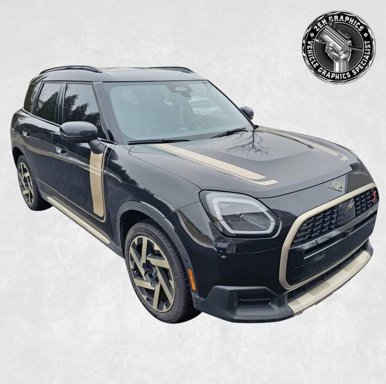 Favoured Graphics Kit for Mini U25 Countryman Cooper S Vinyl Stripes ...