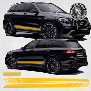 Exact Spec Side and Mirror Stripes for Mercedes GLC 63S AMG Side ...