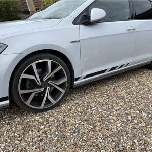 Side Stripes Kit to Fit Golf GTI MK7.5 Clubsport Style Stickers Decals ...