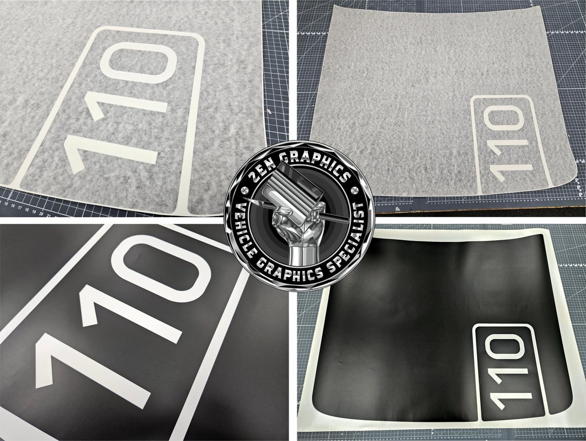 110 Bonnet Decal to Fit 2020+ Defender 110 - Front Vinyl Graphics ...