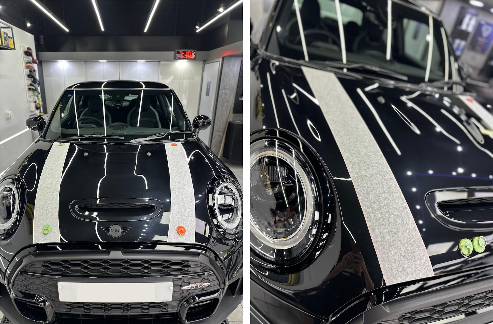 Bonnet Stripes Kit to Fit Mini F55 / F56 LCI 2 2022 - 2024 Cooper S JCW ...