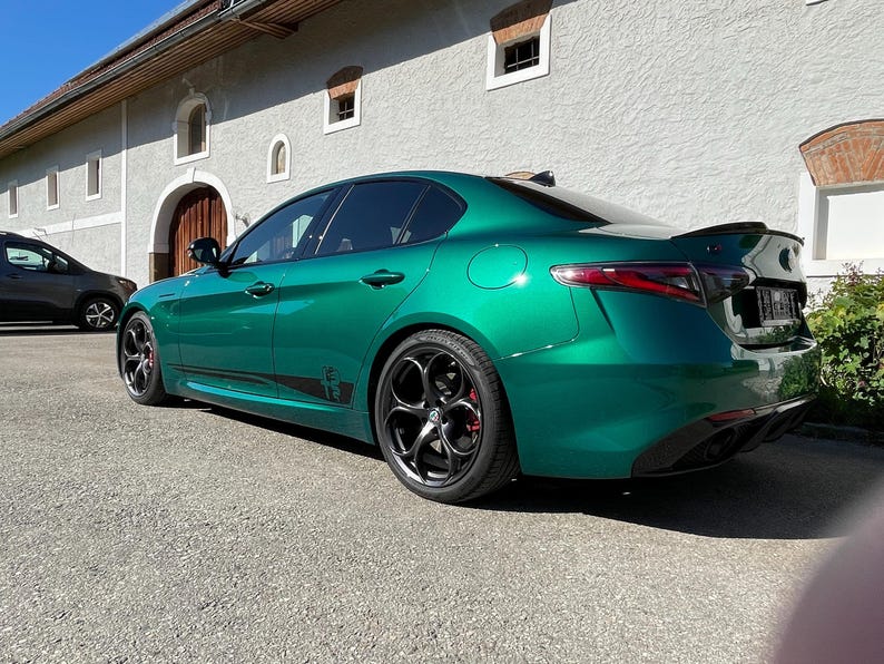 Side & Over the Top Stripes for Alfa Romeo Giulia Quadrifoglio Stickers ...