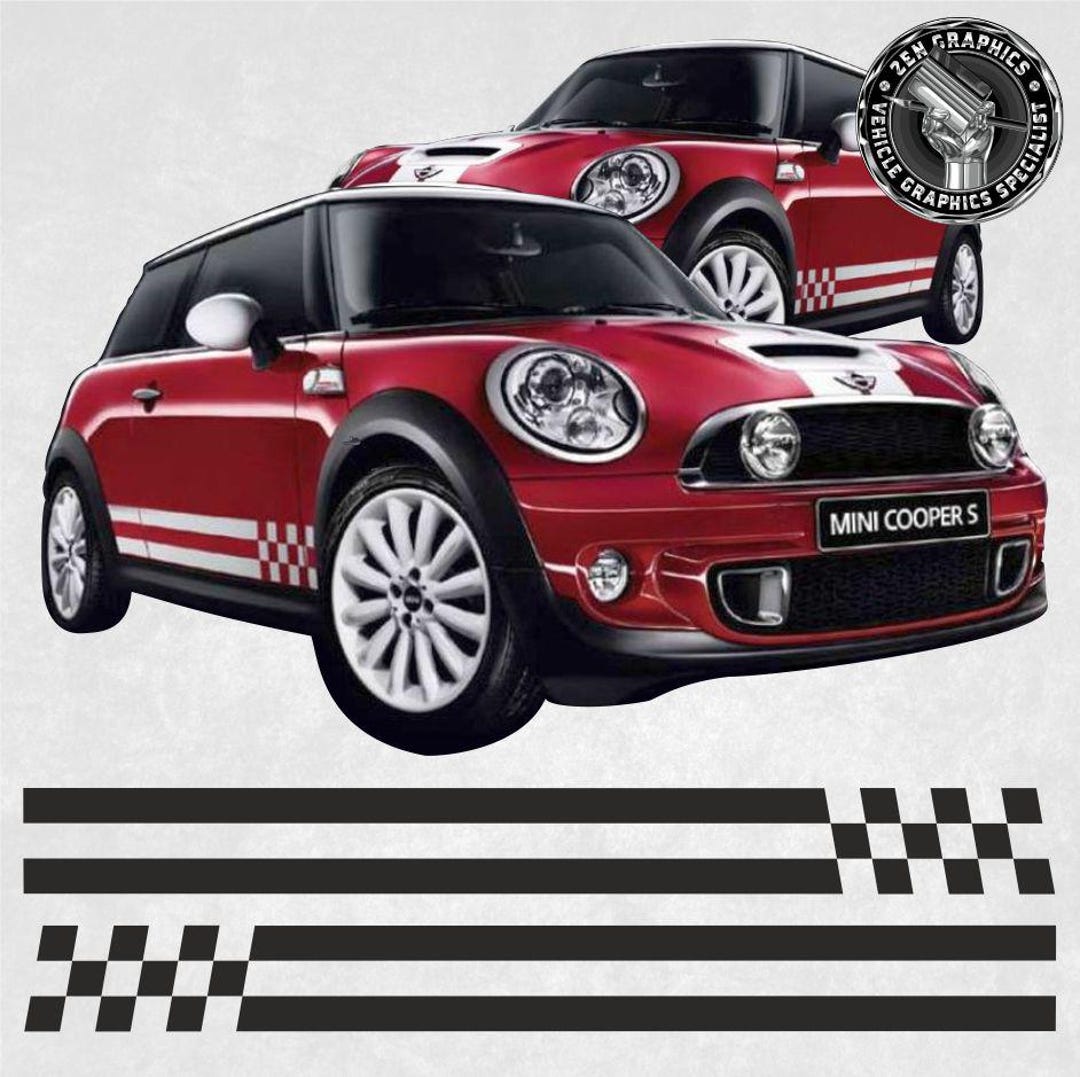 Side Stripes to Fit Mini R56 Cooper S Monte Carlo Edition Stripes ...