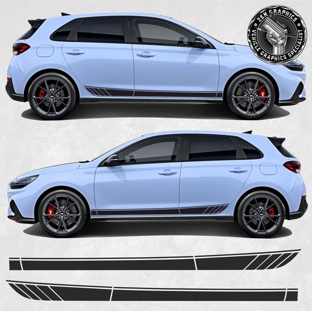 Side Stripes for I30n I 30 Turbo Stickers Exact Correct Size and Fit ...