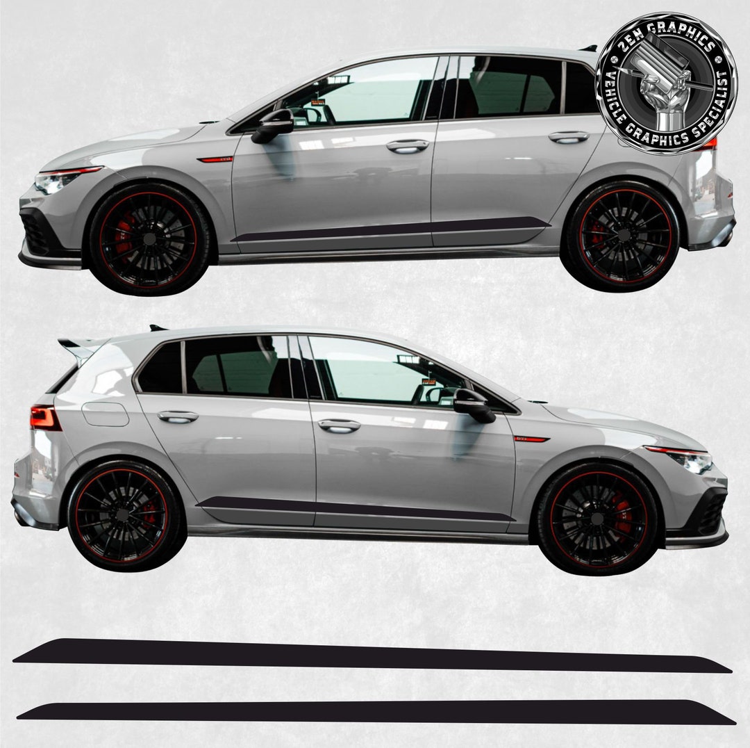 Side Stripes Kit to Fit Golf R GTI GTD MK8 Stickers Decals Graphics - Etsy