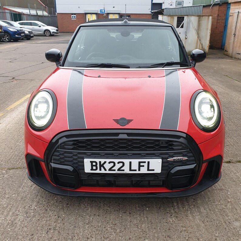 Exact Bonnet Stripes Kit to Fit Mini F57 Cabriolet / Soft Top Cooper S JCW Stickers Decals ...