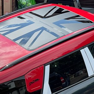 Panoramic Glass Roof Union Jack Graphics to Fit Mini U25 Countryman JCW ...