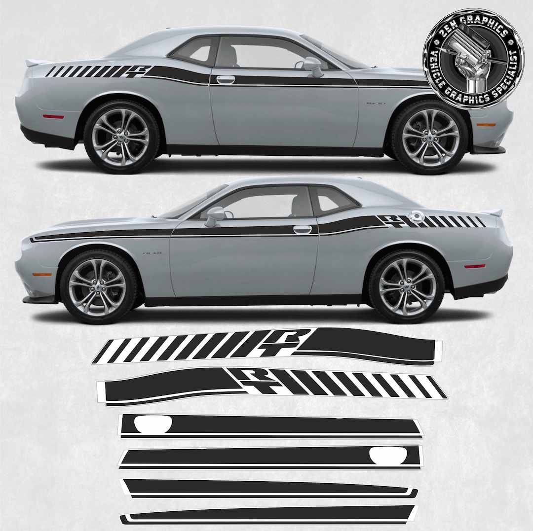 Graphics Pack Kit to Fit Dodge Challenger RT 2015-2018 Decals Stickers ...