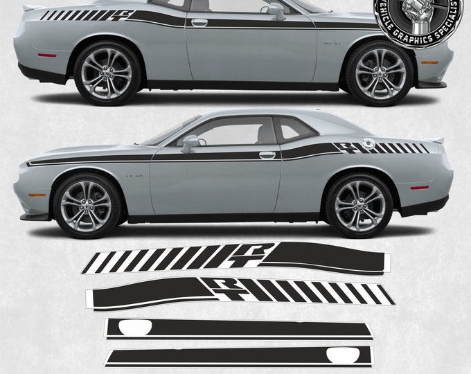 Graphics Pack Kit to Fit Dodge Challenger RT 2015-2018 Decals Stickers ...