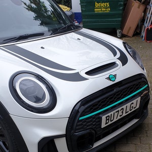 Front Grille Vinyl Stripe for Mini Lci2 F55 / F56 / F57 Cooper S / JCW ...