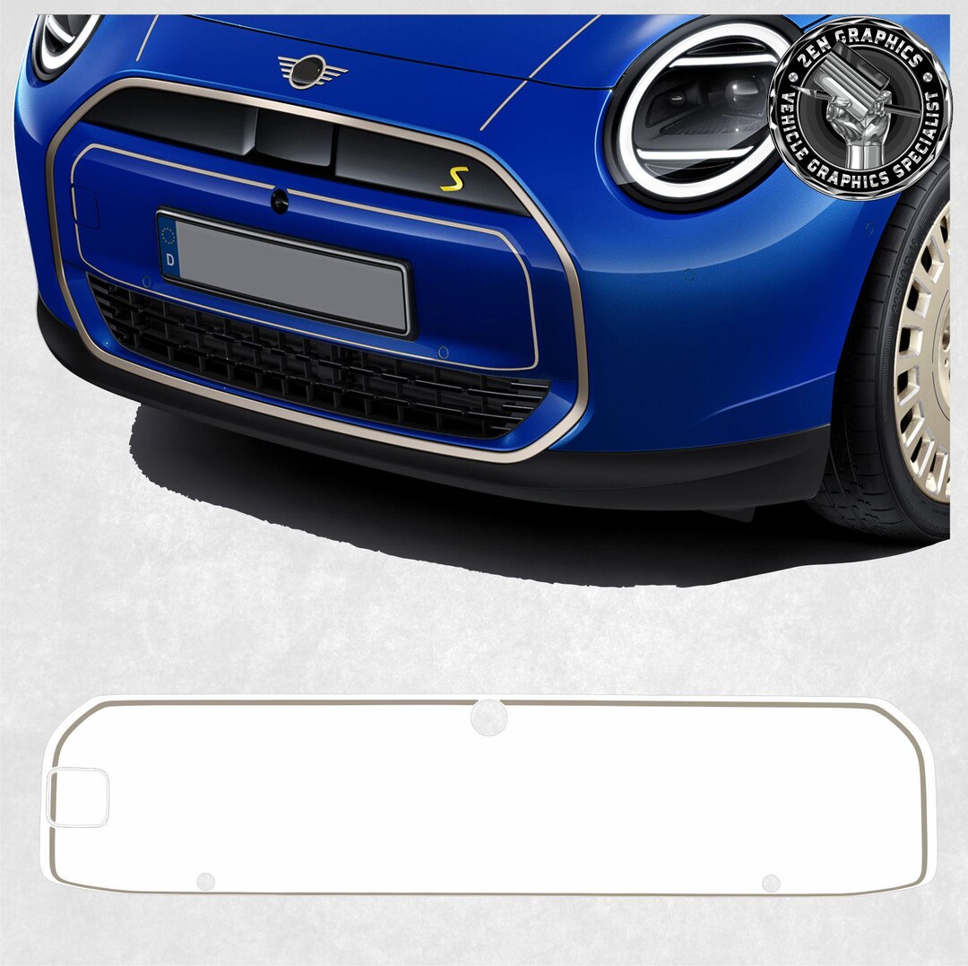 Favoured Front Bumper Grille Stripes for Mini J01 Electric 2024 Onwards ...