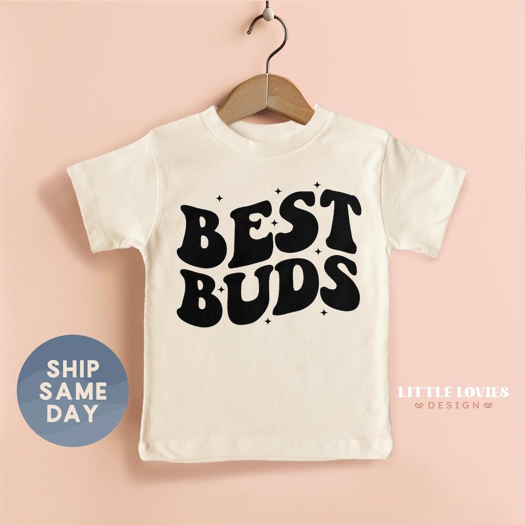 Best Buds Shirt for Toddler, BFF Kids Outfit, Buddy Tshirt, Tiny ...