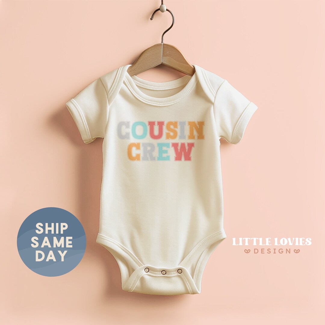 Cousin Crew Baby Onesie®, New to the Cousin Crew Bodysuit, Little Cousin Onesie®, Cute Nephew ...
