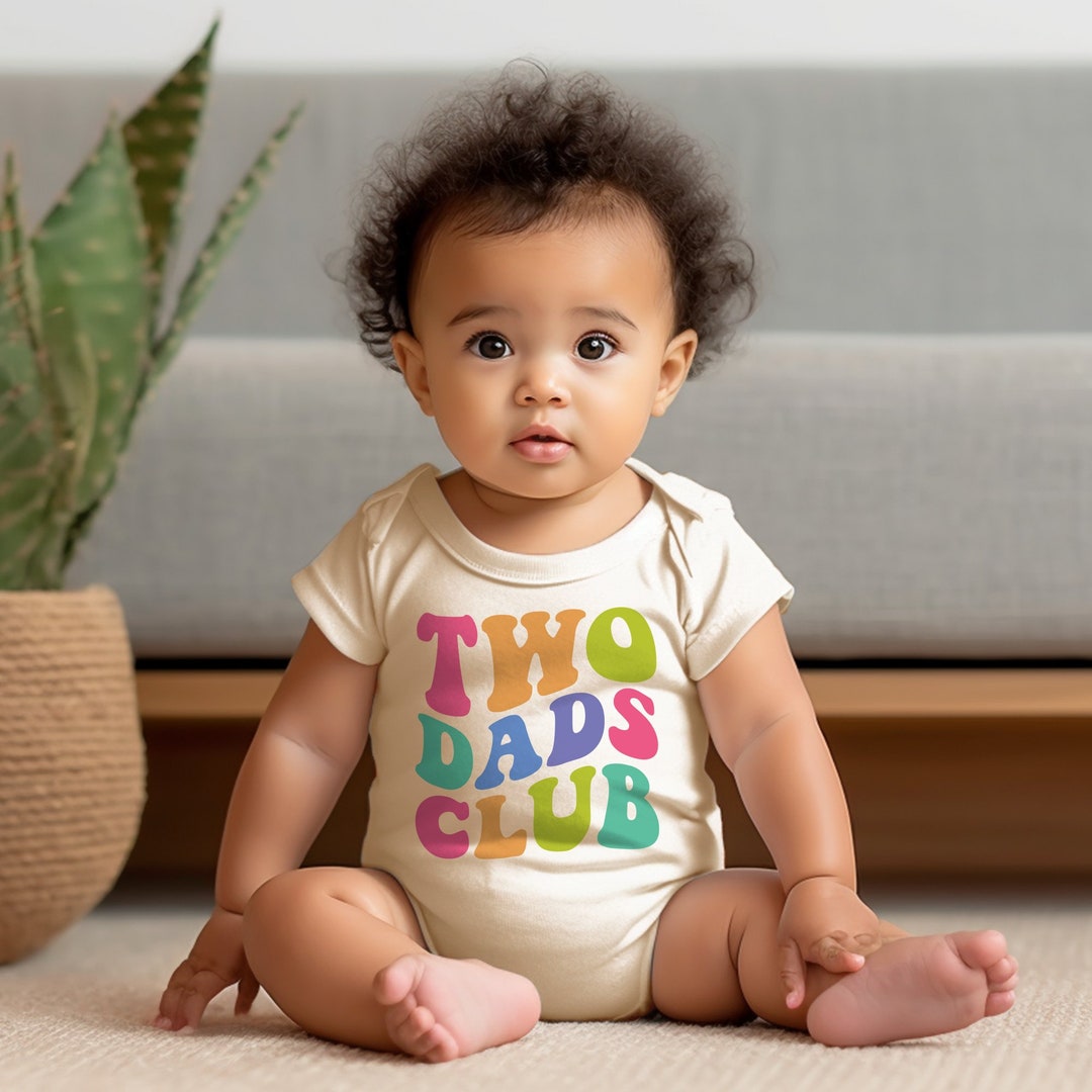 Two Dads Club Onesie®, Gay Parents Gift for Baby, First Pride Month ...