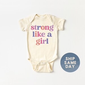 Strong Like A Girl Shirt, Female Empowerment Tee, Girl Power Clothes ...