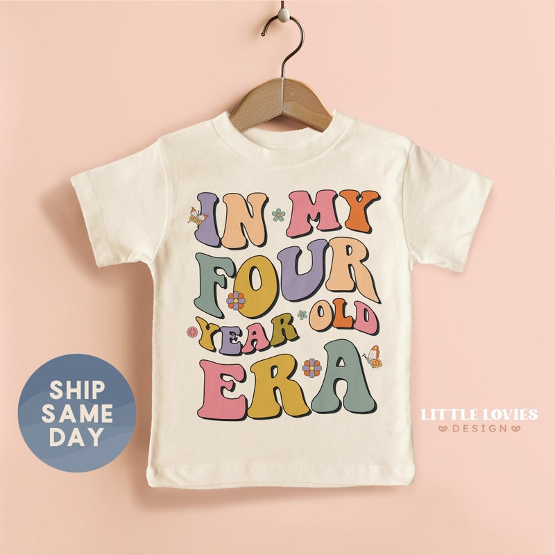 Four Year Old Shirt - Etsy