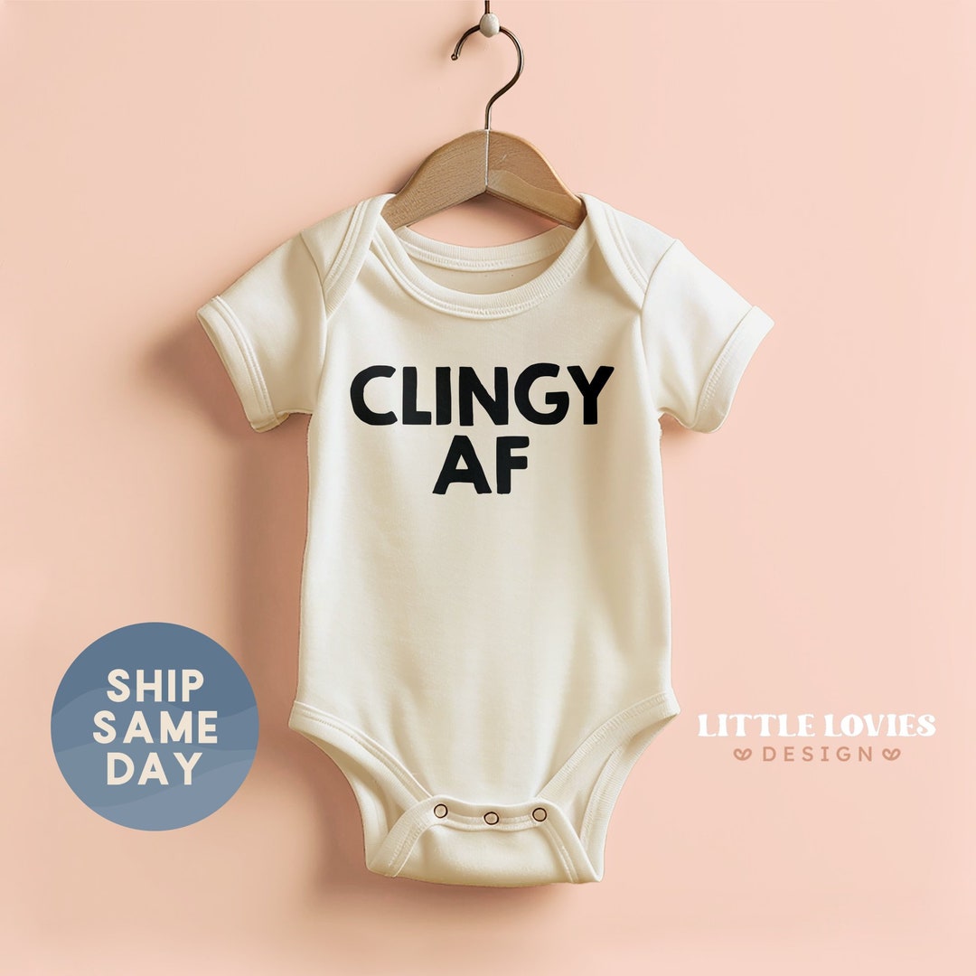 Clingy AF Onesies® Brand, Trendy Minimalist Baby Clothes, Cute Outfit ...