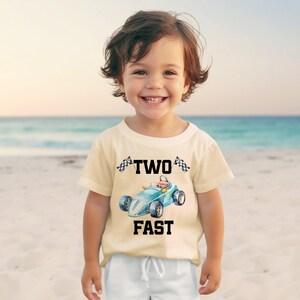 Two Fast Vintage Car Toddler Shirt, Toddler Race Car T-shirt, Toddler ...