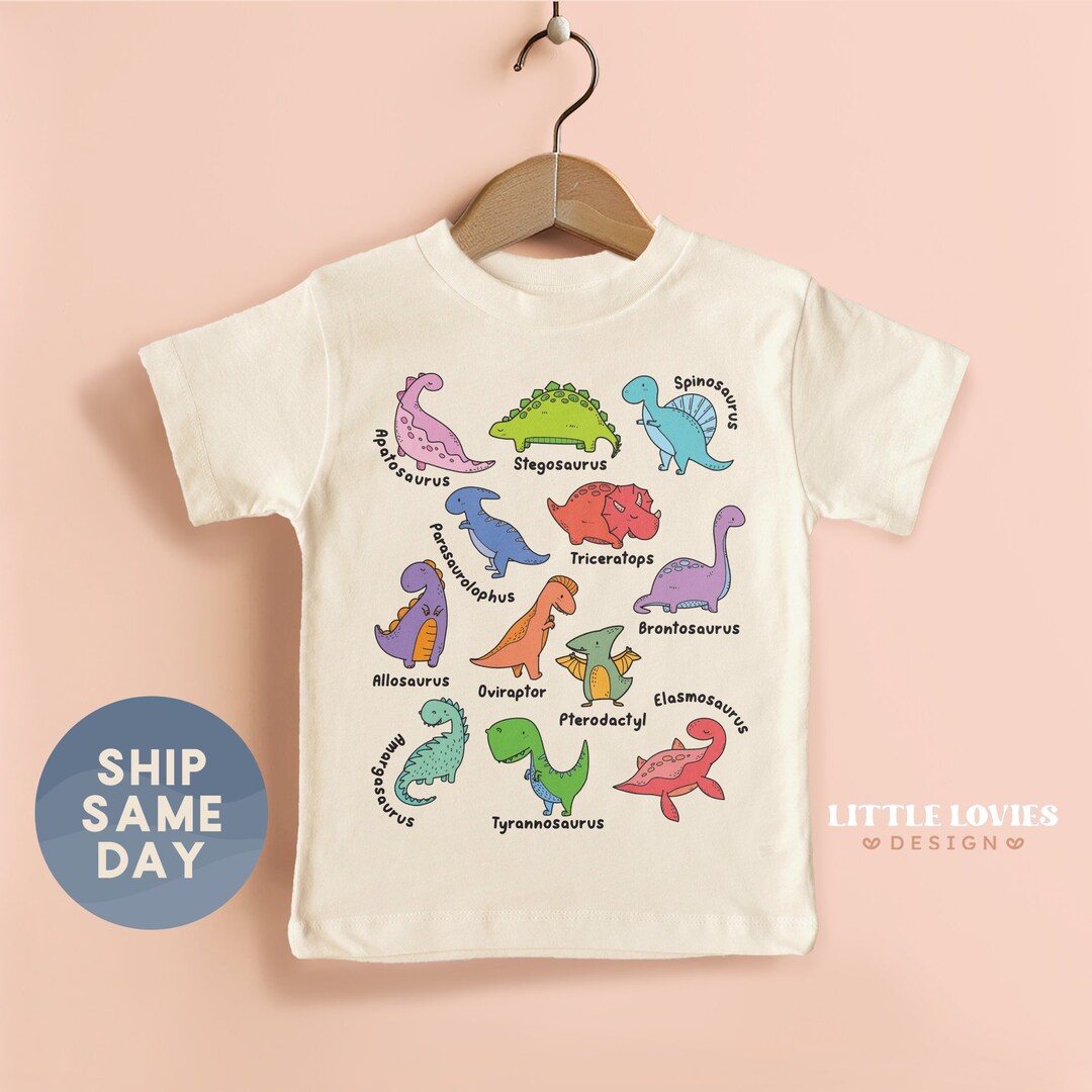 Kids Dinosaur Shirt, Dinosaur Birthday Party Apparel, Toddler Dino ...