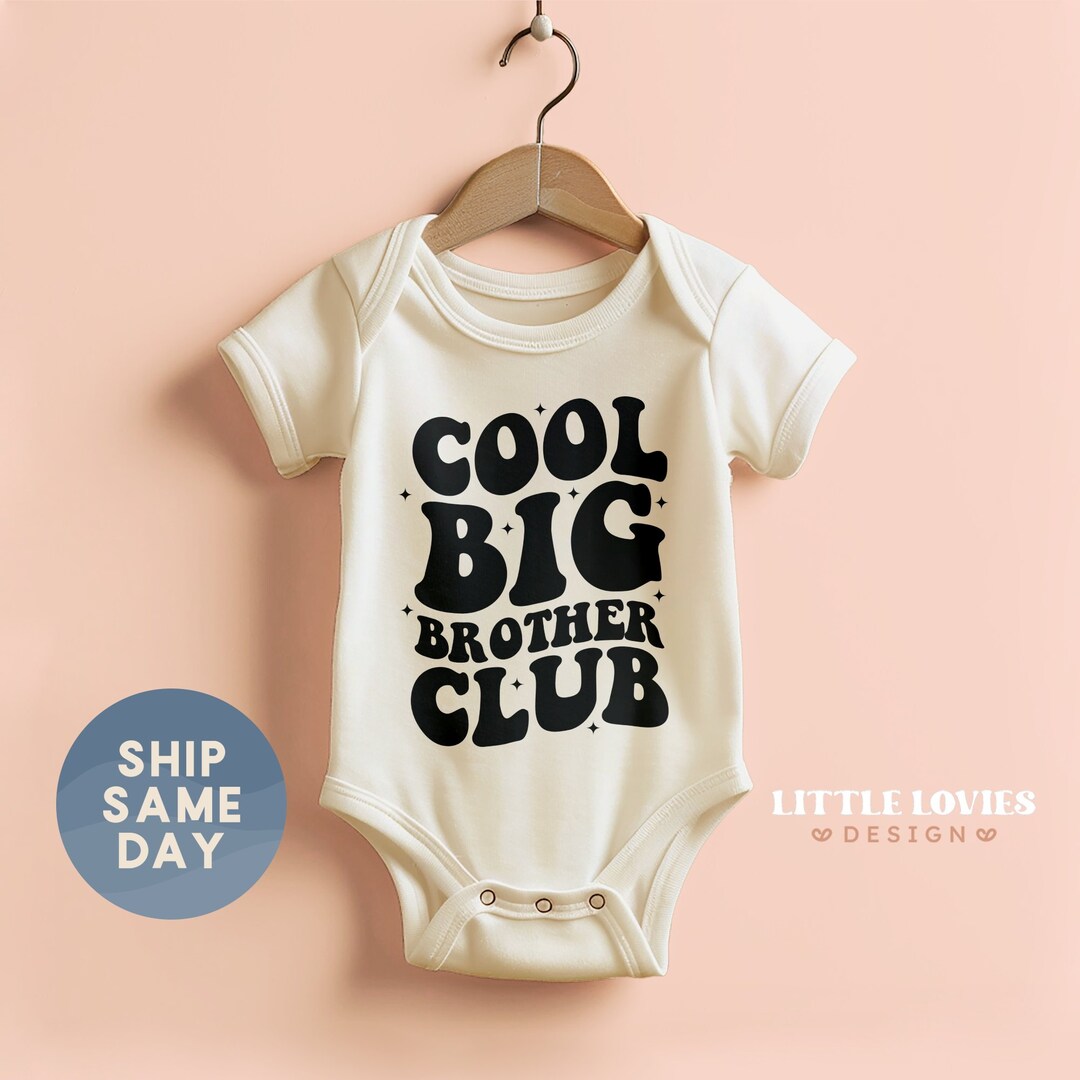 Cool Big Brother Club Onesies® Brand, Sibling Announcement Bodysuit ...