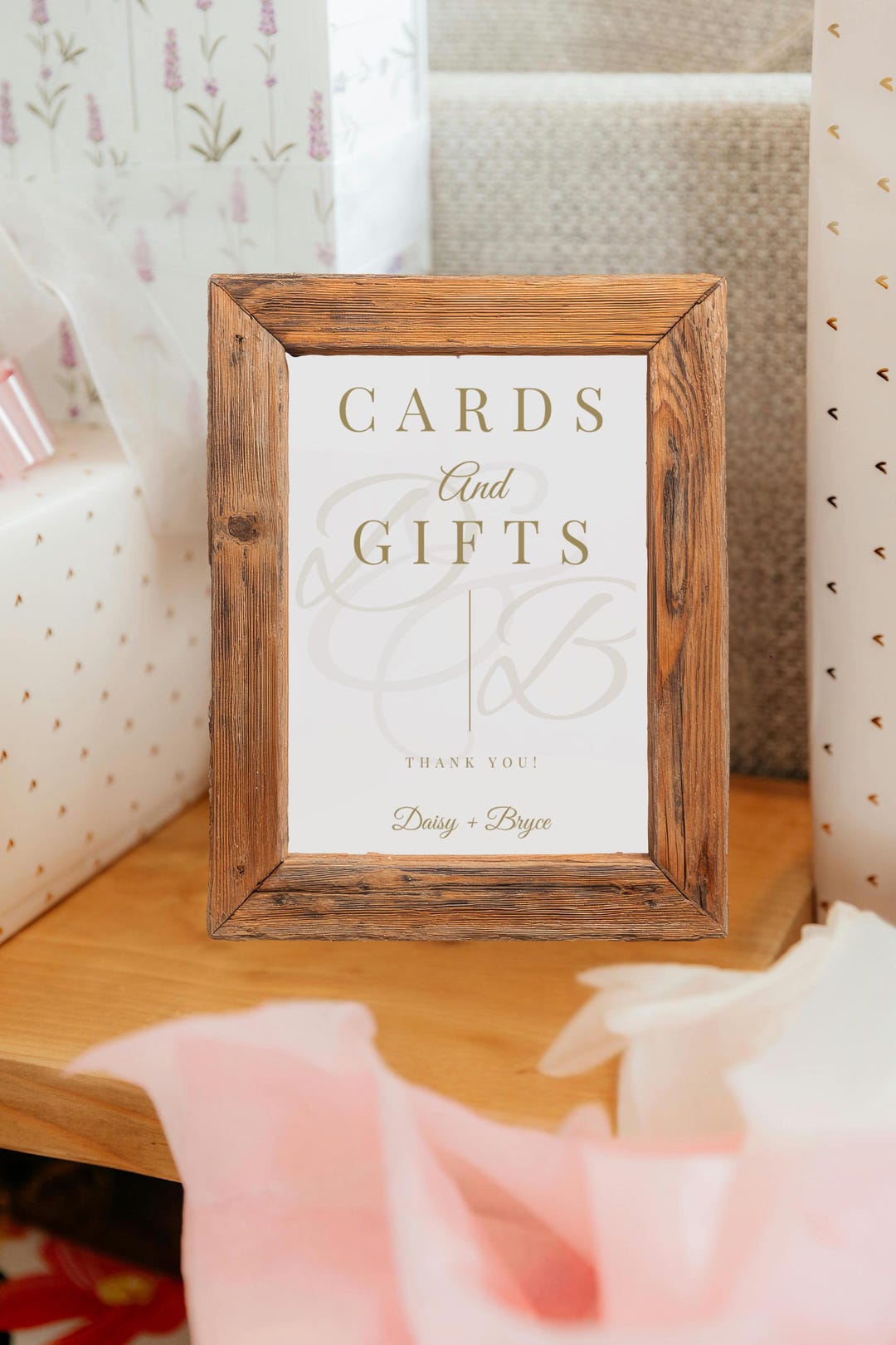 Editable Wedding Cards & Gifts Sign – Instant Download - Etsy