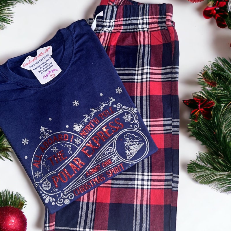 Polar Express Pajamas - Etsy