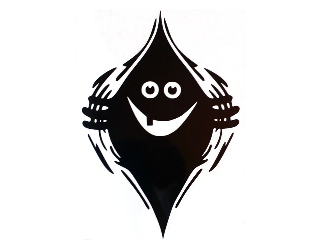 Happy One Tooth Monster Peekaboo Decal Sticker for Car Van Window ...