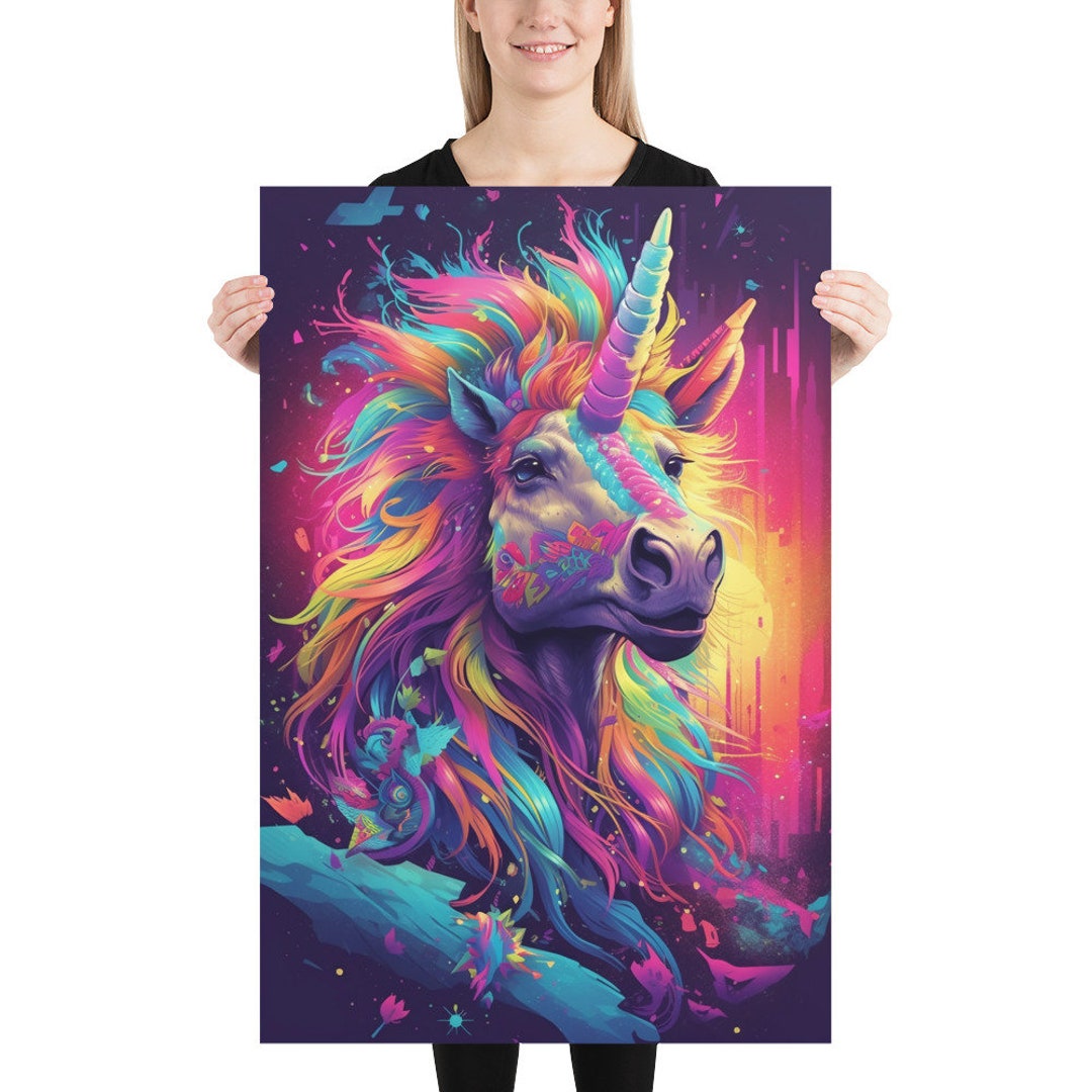 Unicorn - Matte Poster - Etsy