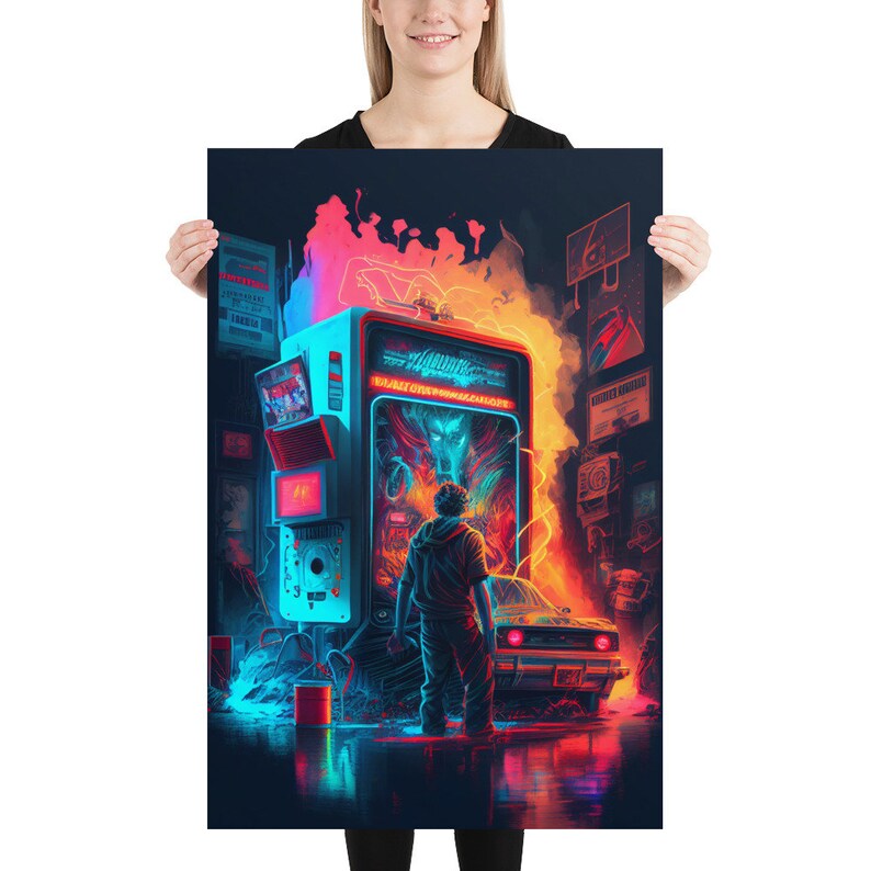 Gamer Art Matte Poster - Etsy