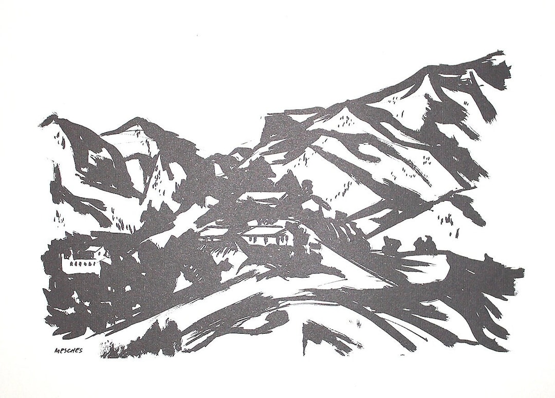 Arnold Mesches. Lithography. 1960's - Etsy