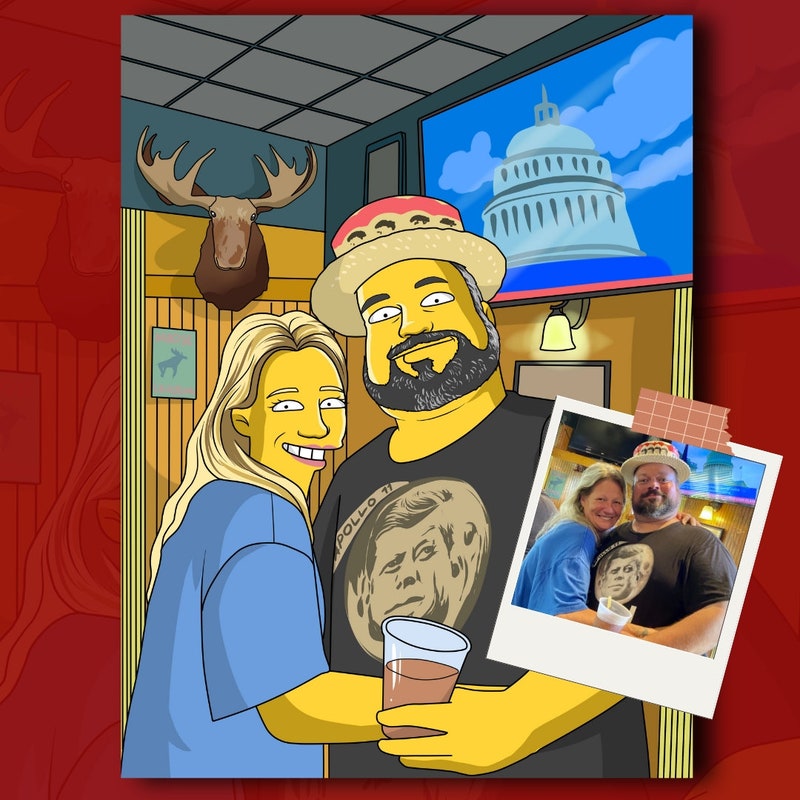 Simpsons Portrait - Etsy