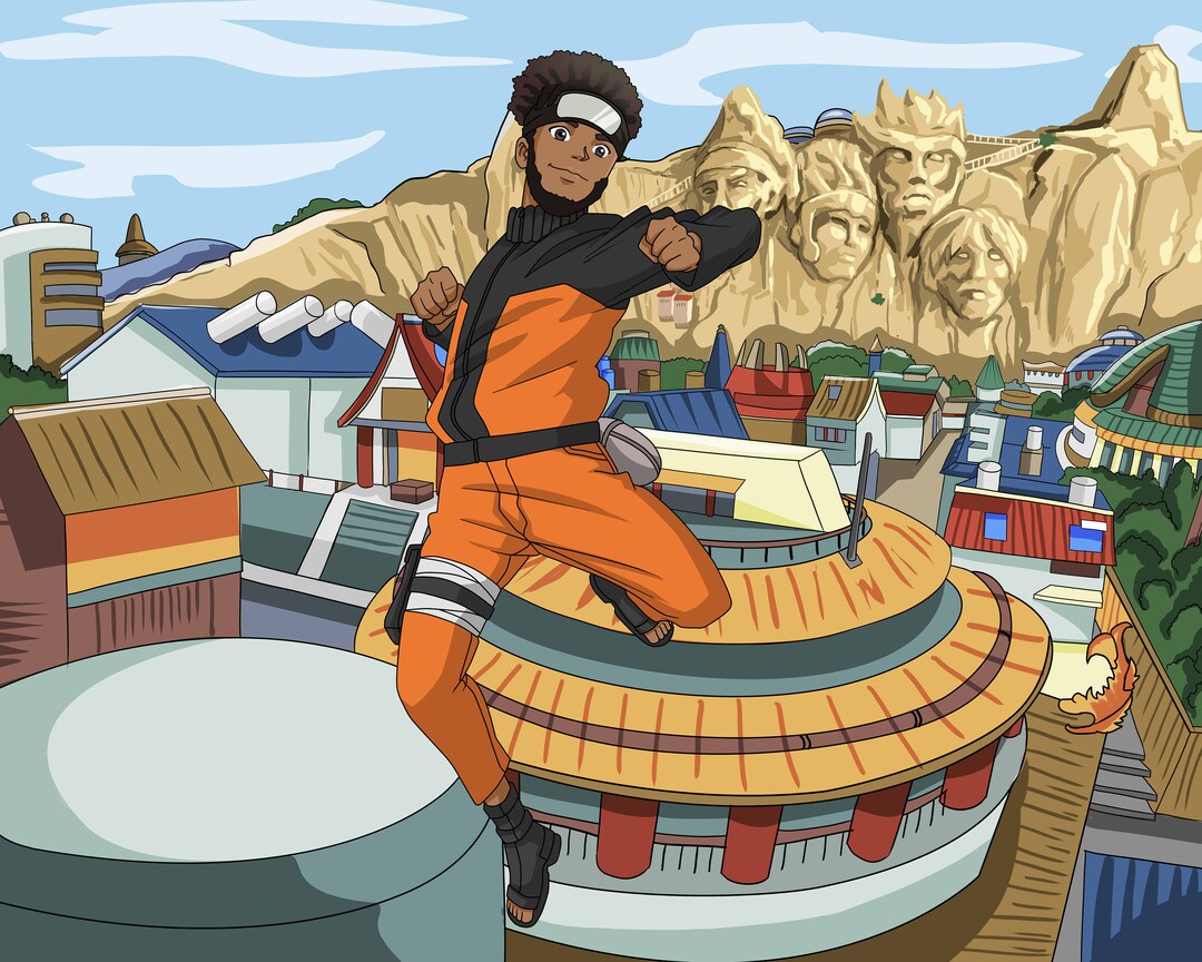 Fully Personalized Anime Art Custom Anime Couple & Family Portraits ...