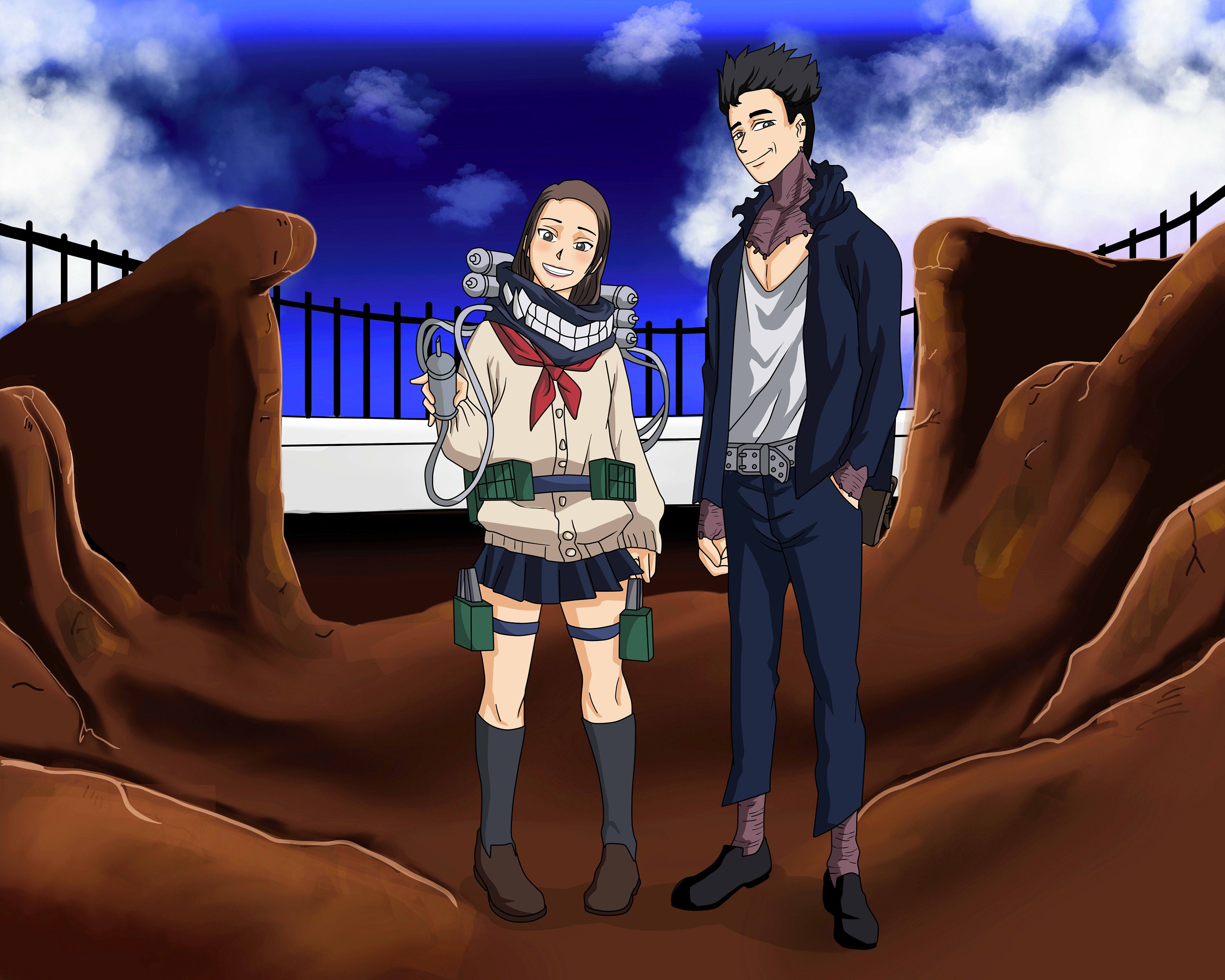 Fully Personalized Anime Art Custom Anime Couple & Family Portraits ...