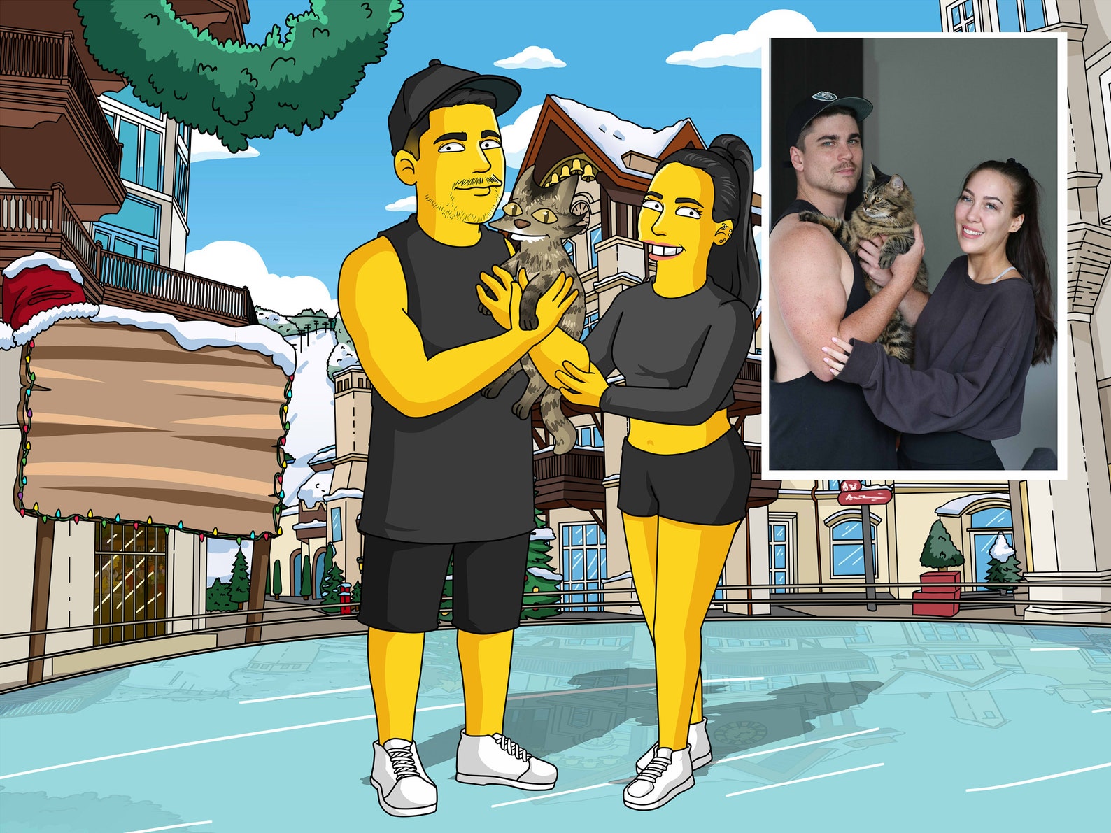 Simpsons Portrait, Holloween Custom Family Portrait, Funny Cartoon ...