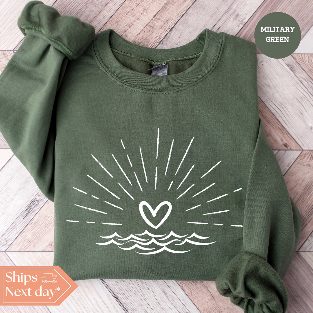 Sunshine Sweatshirt - Beach Hoodie - Summer Sweater - State of Mind ...